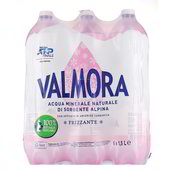 ACQUA FRIZZANTE VALMORA 6 bottiglie GRANDI da 1,5 l in dettaglio | Pim ...