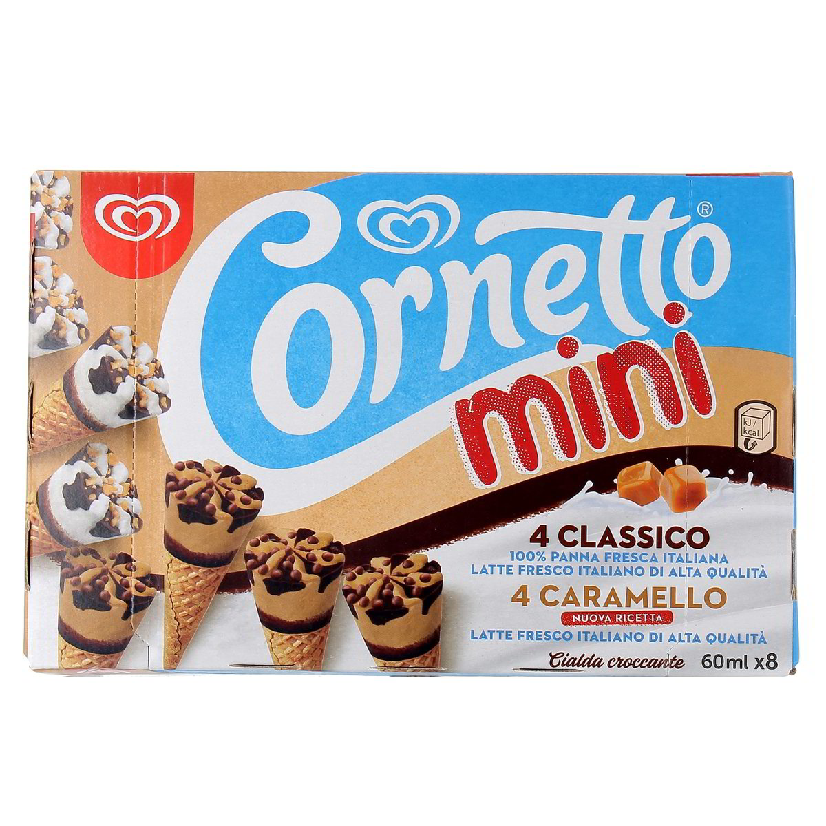 CORNETTO MINI 4 CLASSICO 4 CARAMELLO ALGIDA 288 g in dettaglio | Pim ...
